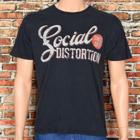 Shirts | Rare Black Social Distortion Since 1979 Punk Band Skeleton ...